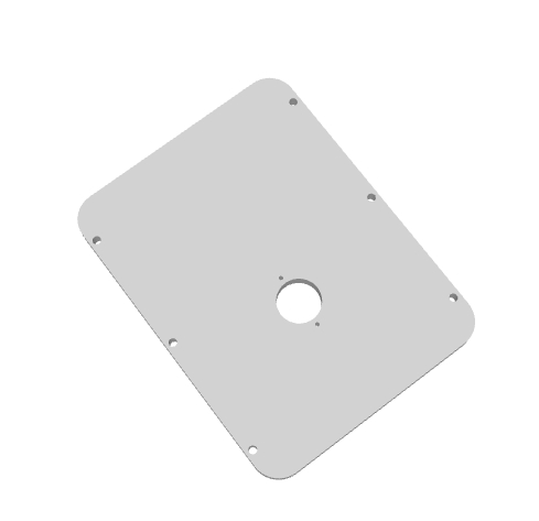 CNC machining elevates Router Table Insert Plate design!